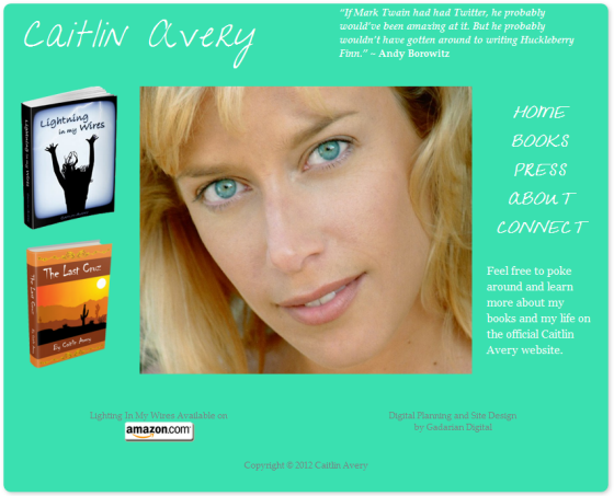 New Author Website Launched by Gadarian Digital | Gadarian Digital